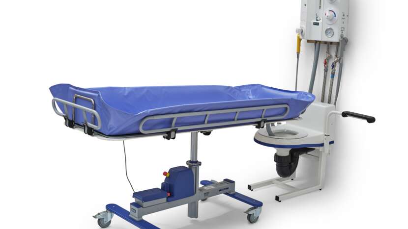 ArjoHuntleigh Concerto and Basic Shower Trolleys — Medsupplynow